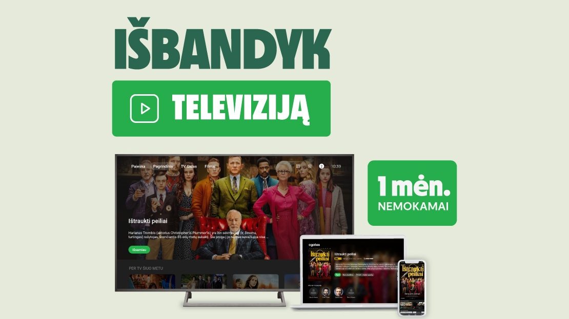 Interneto ir televizijos akcijos | Cgates